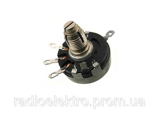 Резистор переменный СП-II-100 кОм 1Вт., Кр. А, вал ВС-II, цена 67 грн ...