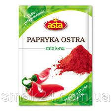 Купить Паприка острая молотая Papryka Ostra Asta Польша 16г, цена 8 грн ...