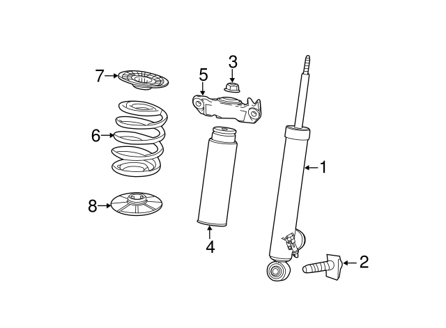 Купить Отбойник заднего правого амортизатора в сборе с кронштейном ...