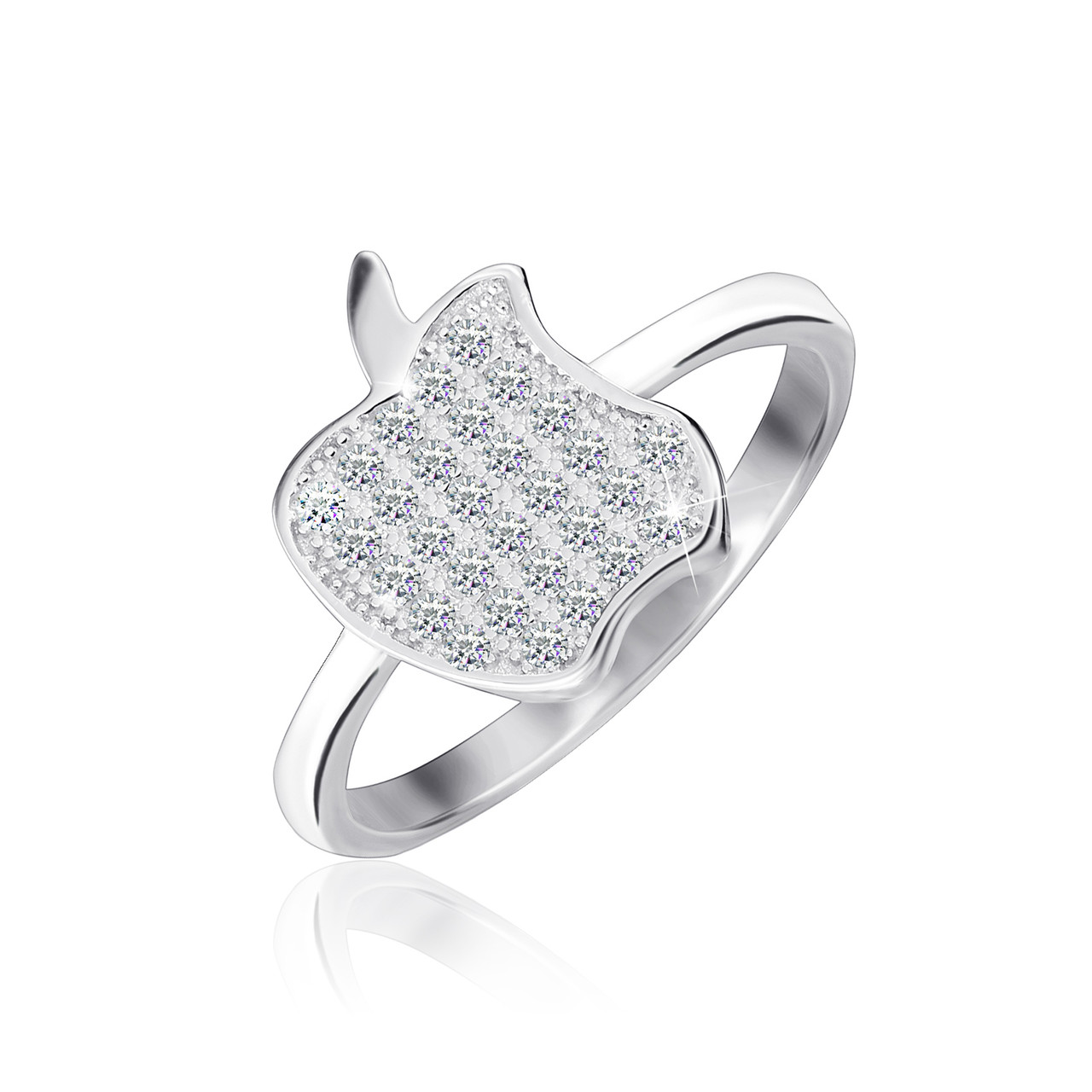 Серебряное кольцо в стиле "Apple" (ID#746049815), цена: 1067 ₴, купить ...