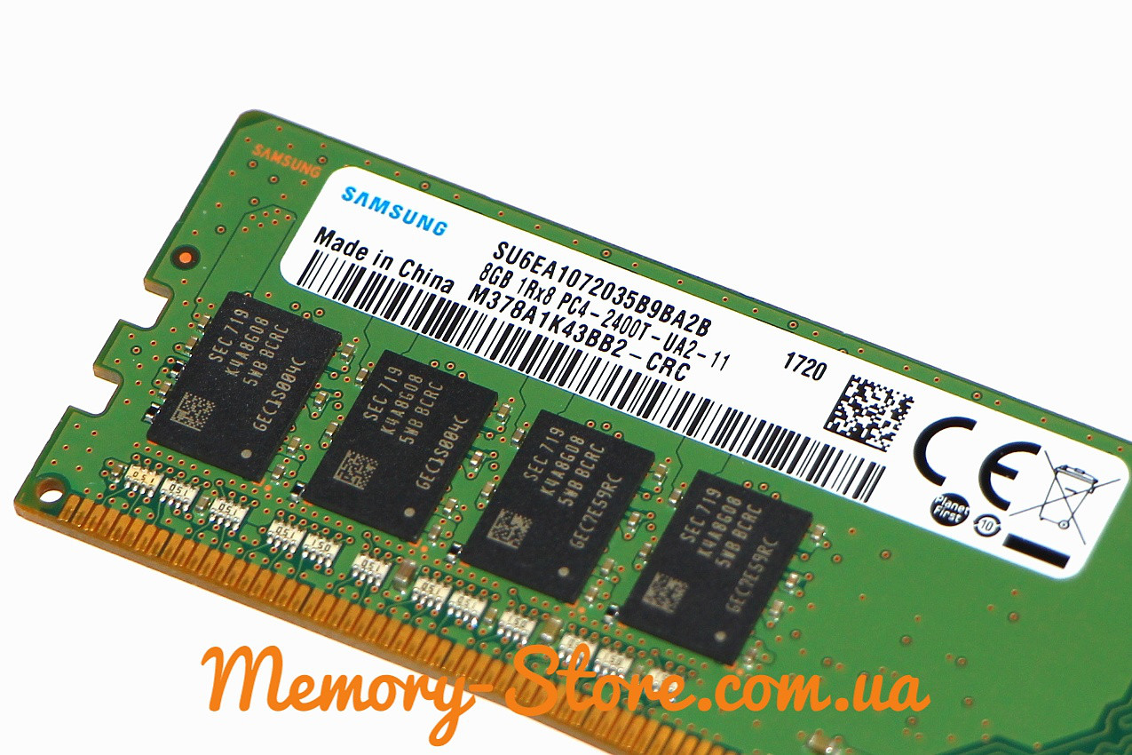 Купить Оперативная память для ПК Samsung Ddr4 8gb Pc4 2400t б у цена