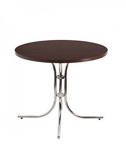 Круглый стол для кафе SONIA chrome ДСП D800 венге (ID#257758213), цена ...