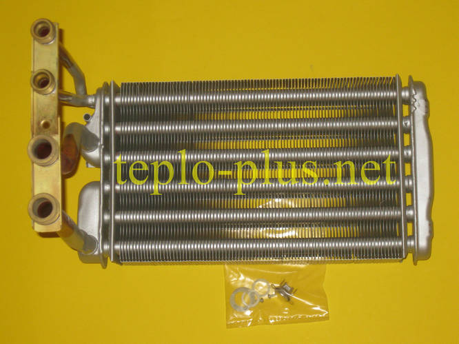 Теплообменник битермический 8715406546 Buderus Logamax U022-24K, U024 ...