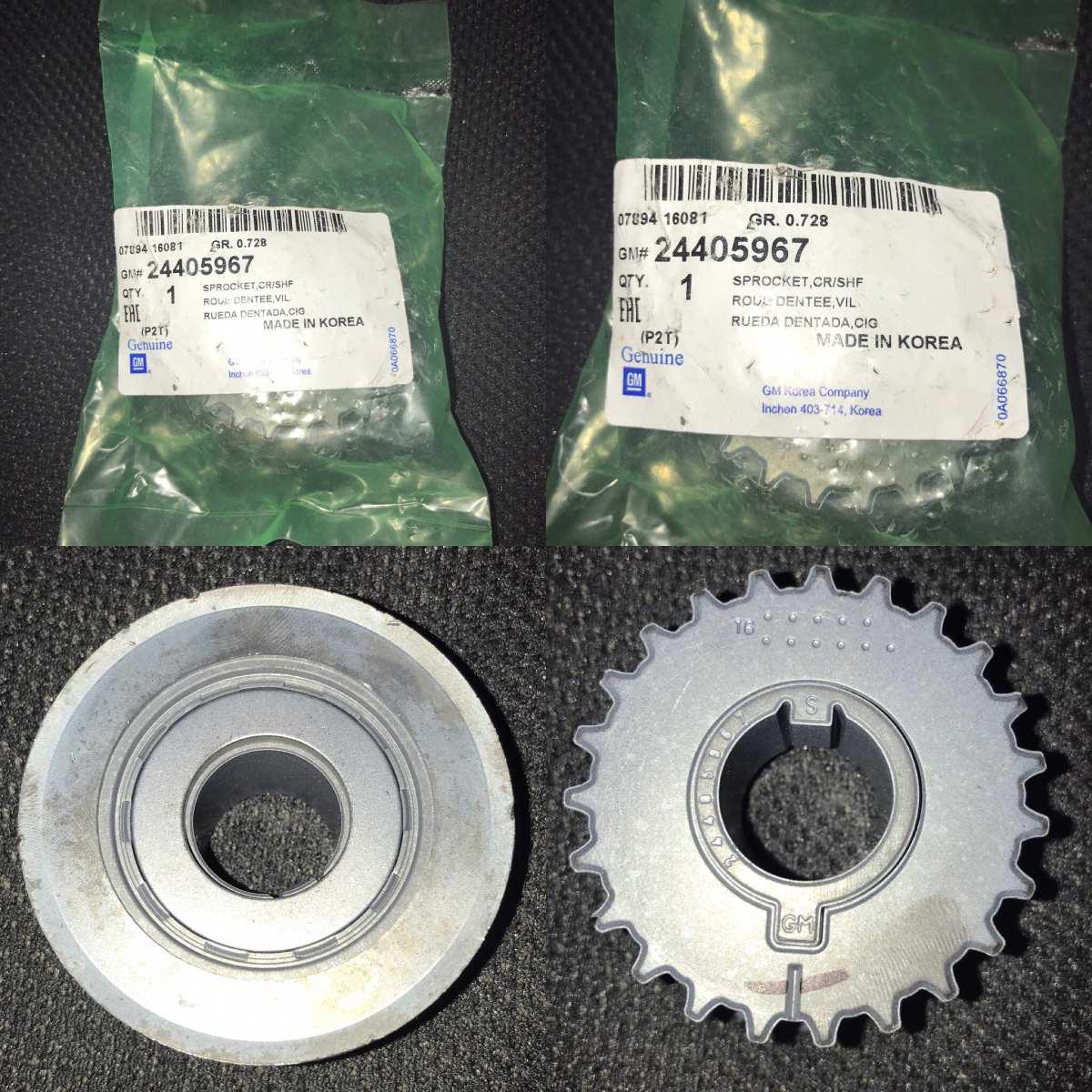 Шестерня коленвала (ГРМ) GM 5636328 24405967 Z16XEP Z16XER Z18XER ...