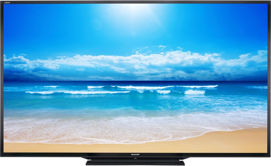 Телевизор 90 дюймов Sharp LC90LE757E, Quattron 3D LED LCD High End TV ...