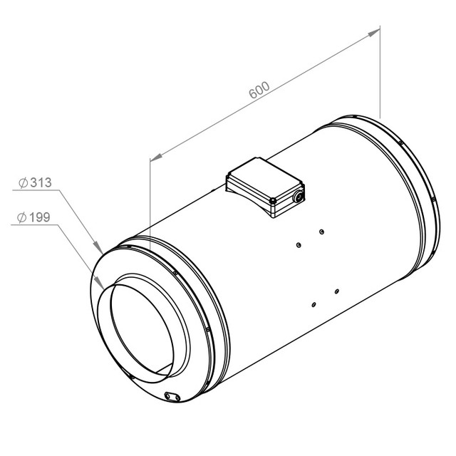 Купити Безшумний вентилятор для круглих каналів Ruck EMIX 200 E2M 11 ...