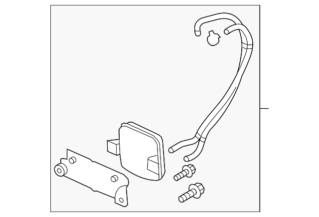 Бак (бачок) вакуумной системы турбины GM 12653856 A20NHT A20NFT OPEL ...