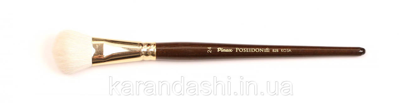 Кисть Pinax POSEIDON КОЗА Біла, Овальна, № 24 серія 828, ціна 304 грн ...