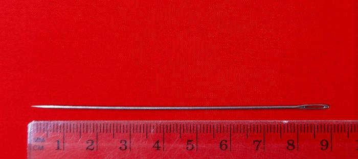 Иглы швейные цыганские BALАNCE 88 мм для ручного шитья (1 игла), цена 4 ...