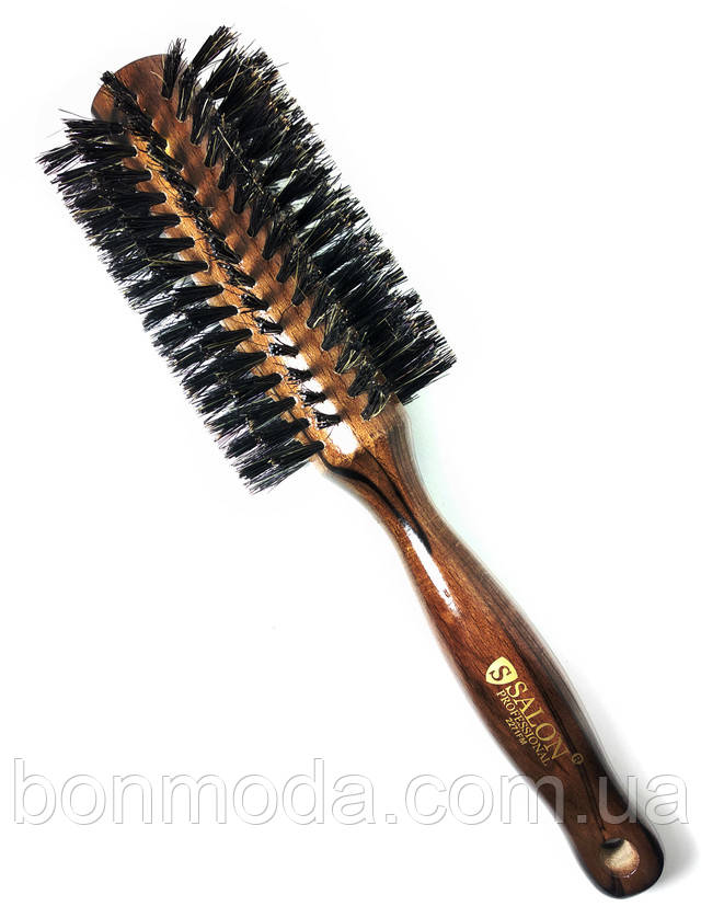 Salon Professional Круглая расческа для укладки брашинг деревянный с ...