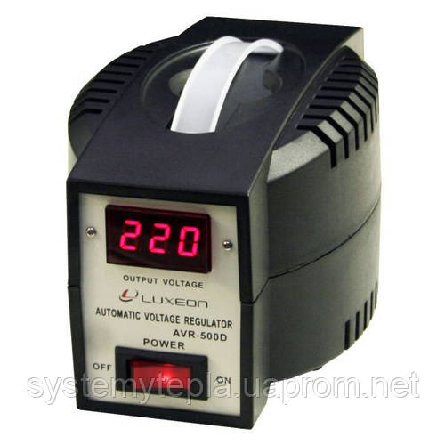 Купить Релейный стабилизатор напряжения Luxeon AVR 500D для газовых котлов, телевизоров, цена ...