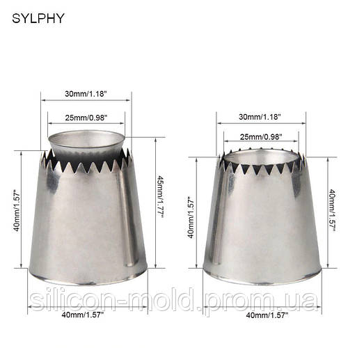Купить Насадка кондитерская для зефира большая А, цена 55 ₴ — Prom.ua ...