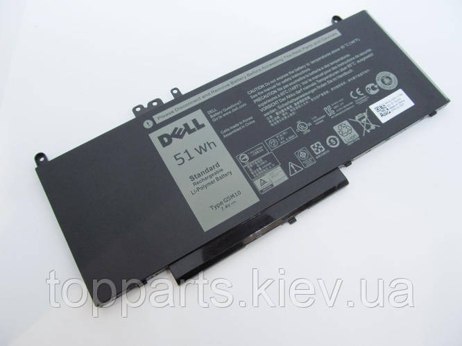 Батарея для ноутбука Dell Latitude E5550 G5M10, 6460mAh (51Wh), 4cell ...