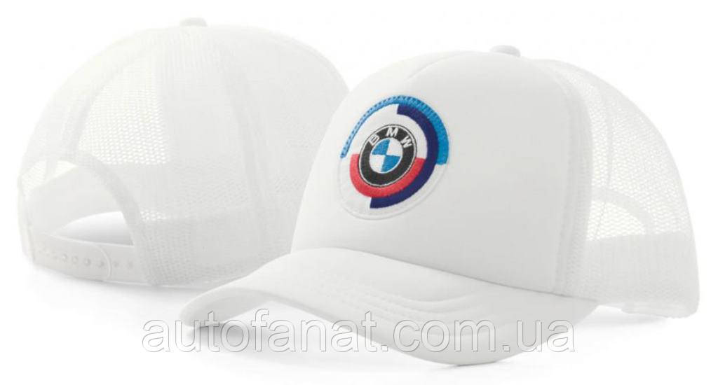 Бейсболка BMW Motorsport Cap Heritage Оригинальная Белая (80162445950 ...