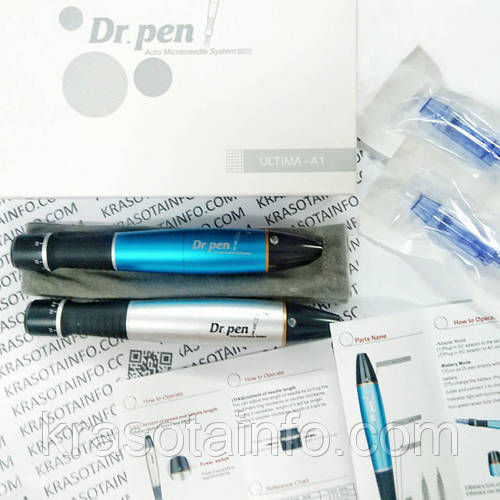 Купить Дермаштамп Dr. pen ultima А1 W с аккумулятором + концентрат и ...