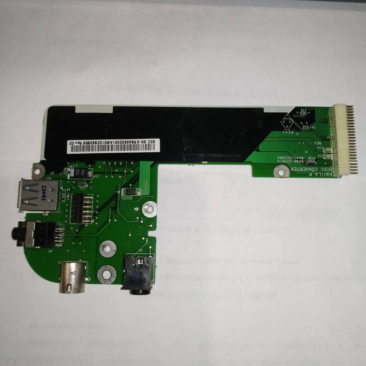 Доп. плата Samsung X15 X15+ Плата с разьемом питания, USB, Audio ( BA41 ...