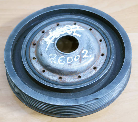 Демпферний шків колінвала Рено Сценік 2. 1.5 dCi. 6 струмків ...