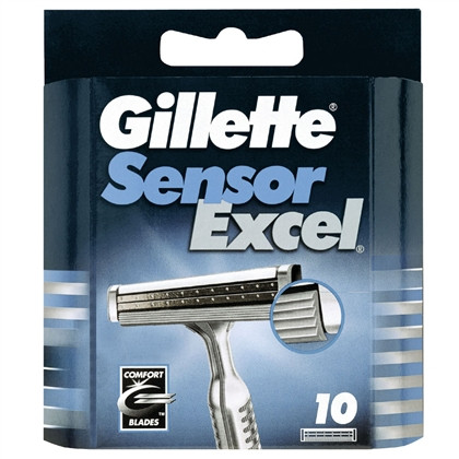 Купити Gillette Sensor Excel змінні касети для бритви (10 шт), ціна ...