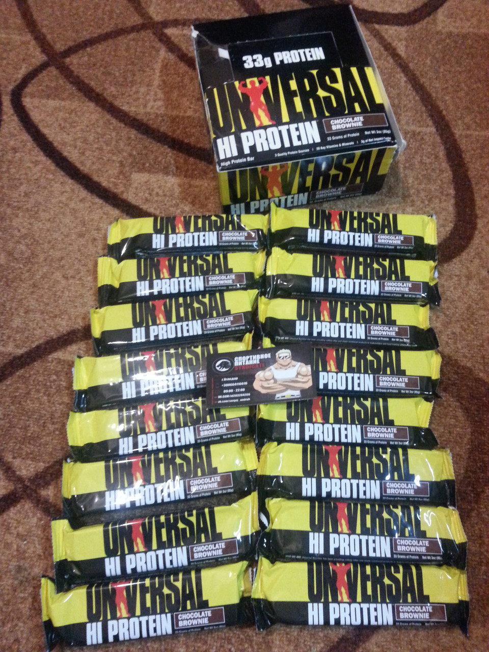 Купить Universal Nutrition Hi Protein Bar 85г Шоколад Брауни, цена 104 ...