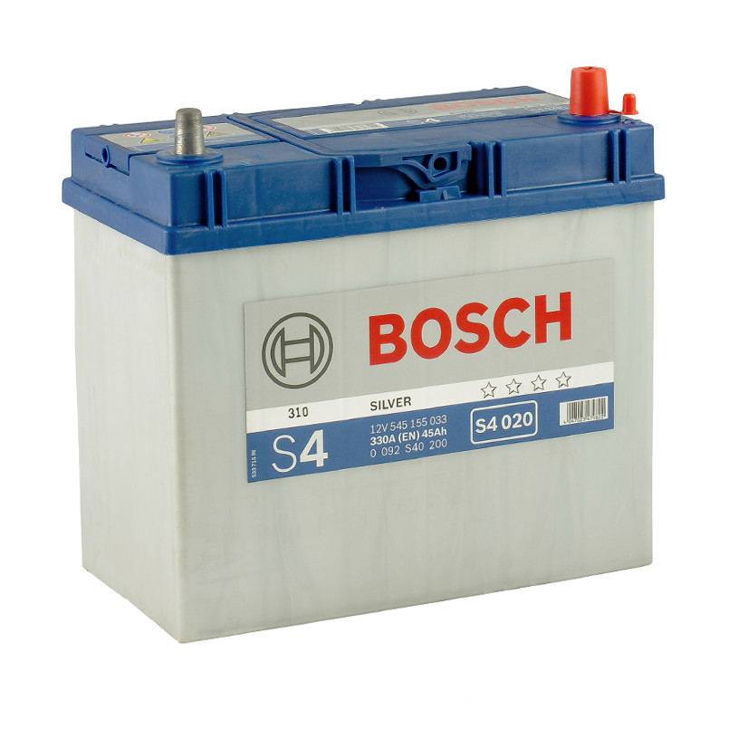 Купить Аккумулятор 45Ah-12v BOSCH (S4020) (238x129x227), R, EN330, Азія ...