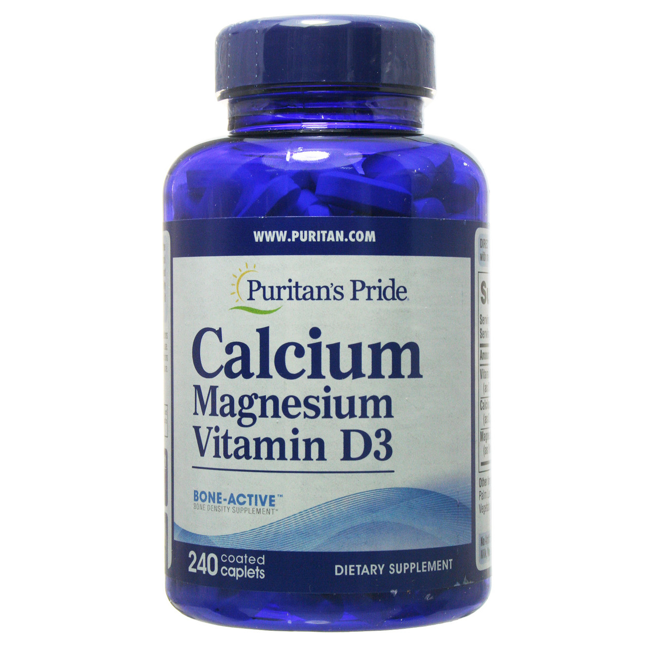 Кальций Магний Витамин Д, Calcium Magnesium with Vitamin D, Puritan's ...