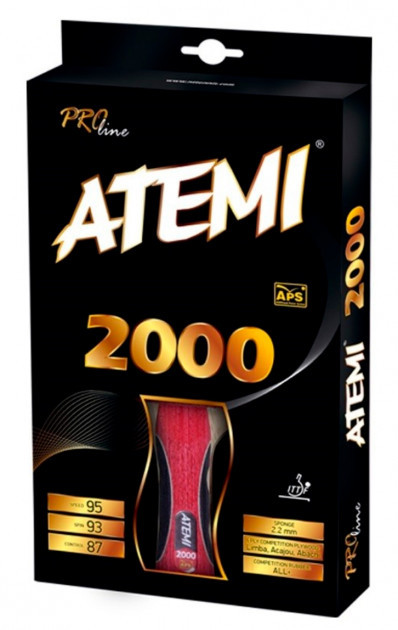 Ракетка для Настільного Тенісу Atemi 2000 Pro Line — Купить Недорого на ...