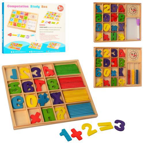 Купить Деревянный набор первоклассника, счетный набор, счетные палочки ...