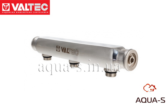 Коллектор распределительный Valtec DN 1" (5 x 1/2") из нержавеющей ...