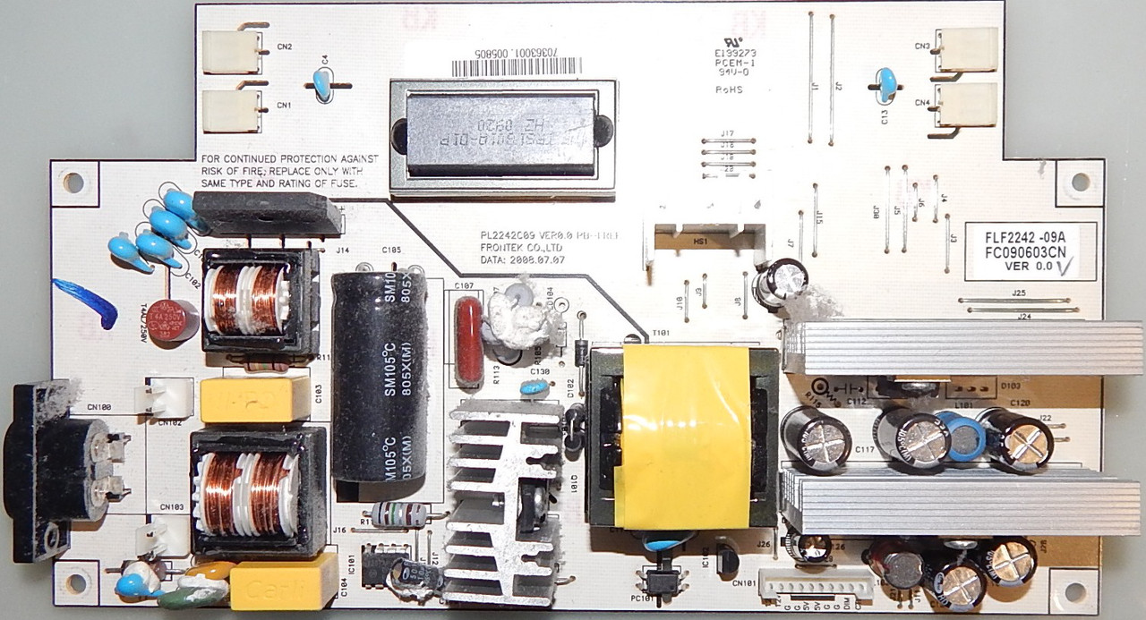 Блок живлення e199273 pcem-1 94v-0 до телевізора LOEWE 68412T80 (ID ...