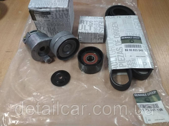 Комплект генератора (ролики+ремень) Renault Trafic 1.9 2001> (+AC ...