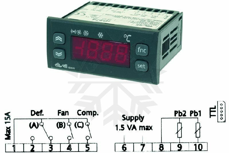 Контролер Eliwell IDPlus 974 LX, ціна 1072 грн — Prom.ua (ID#775782955)