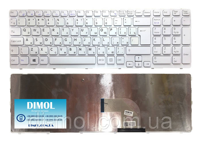 Оригинальная клавиатура для ноутбука Sony E15, E17, SVE15, SVE17 series ...