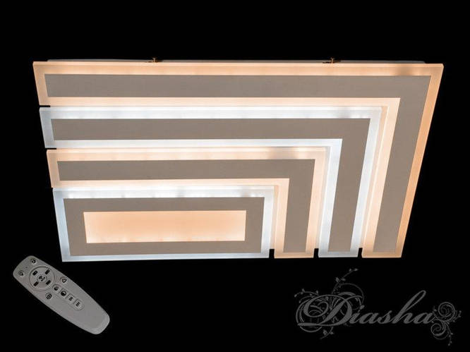 Потолочная плоская люстра прямоугольной формы MX2246-600+400 dimmer (ID ...