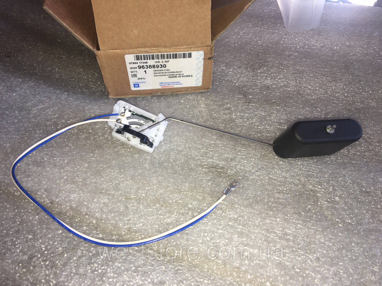 Датчик бензобака,уровня топлива(Дут) Ланос Lanos Sens Сенс GM 96388930 ...