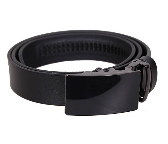 Чоловічий ремінь з натуральної шкіри під штани MOR1-01 чорний (ID ...