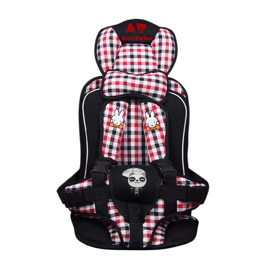 Детское бескаркасное автокресло AnnBaby красная клетка — купить в Киеве ...
