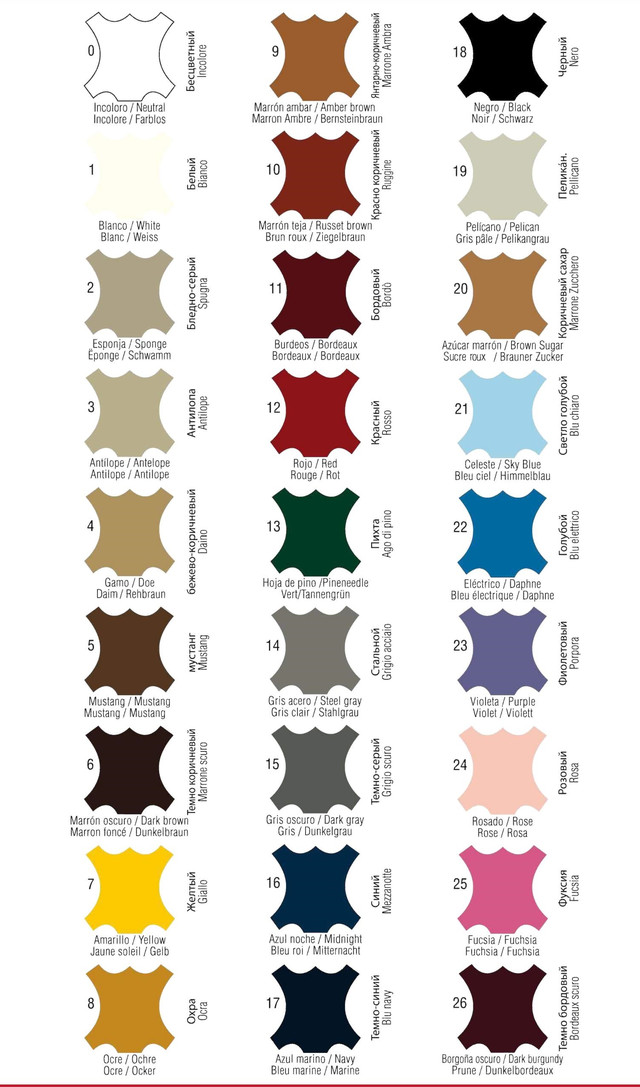 Карта цветов Tarrago — «OptMaster»