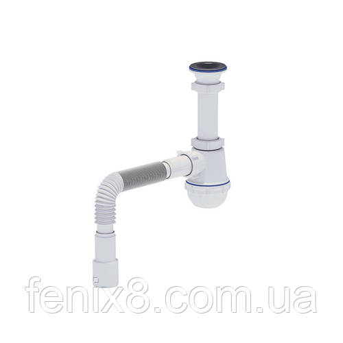 Купить АНИ Сифон (A0115) для кухни, прикручивающийся выпуск 70 мм ...