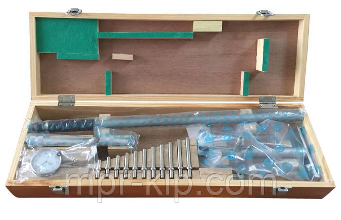 Нутромер с индикатором часового типа KM-DB450, 250-450 мм, 11 сменных ...