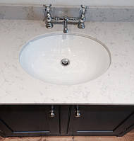 Умывальник встраиваемый под столешницу овальный 510х375 Duravit Santosa ...