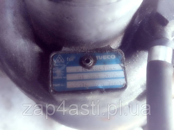 Турбина IVECO DAILY 2 2.5 TD 53149707001 K14-4841844 (ID#784913886 ...