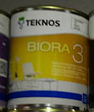 Краска для потолков Biora Primer Biora 3 TEKNOS Биора 0,9л: продажа ...