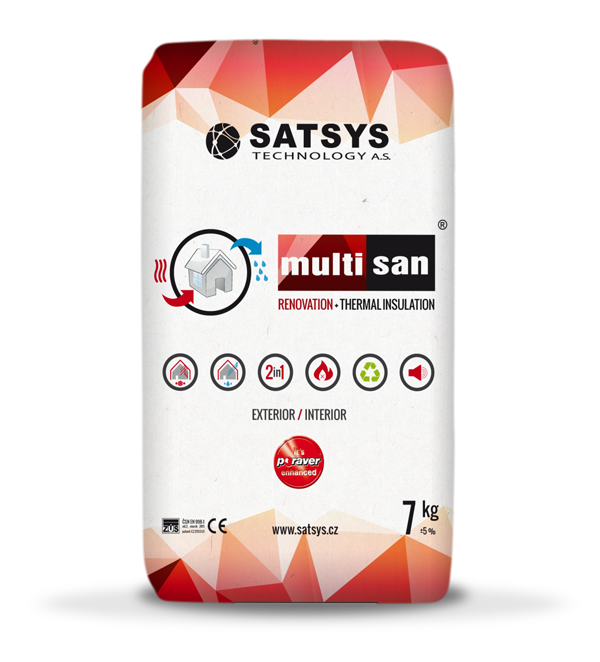 Multisan гидроизолирующая и утепляющая штукатурка (барашек 2мм) для ...