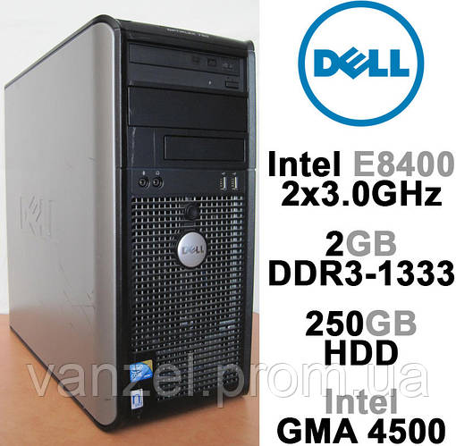 Купить Dell OptiPlex 780 - 2 ЯДРА 2x3.0GHz /2GB DDR3-1333 /250GB HDD ...