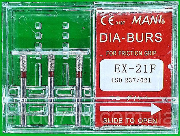 Стоматологические боры 3 шт. EX - 21F MANI: продажа, цена в Черновцах. Эндодонтические материалы ...