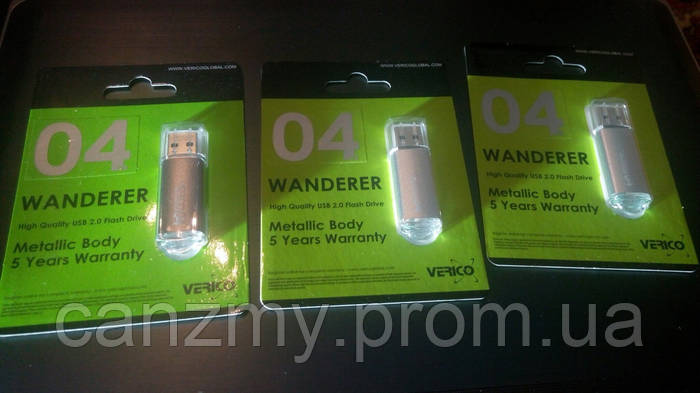Флешка VERICO 4 GB Wanderer 04 Блакитний (ID#792582390), цена: 120 ₴, купить на Prom.ua