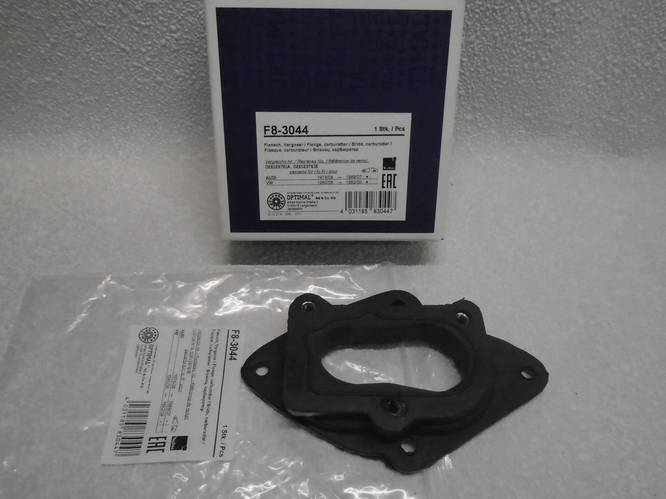 Фланец, проставка карбюратора Пирбург Pierburg 2E, 2E2 Audi, Volkswagen ...