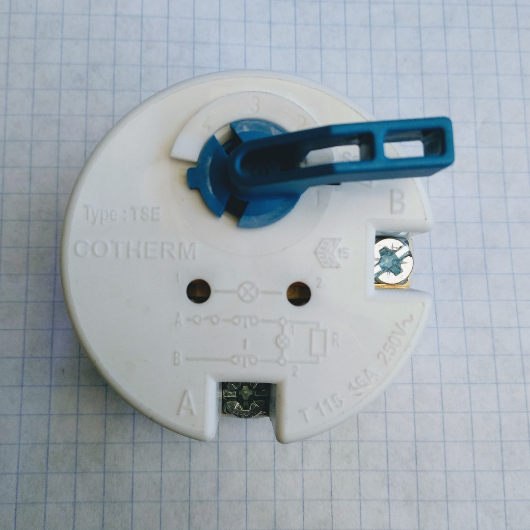 Терморегулятор для Бойлера 16А с Защитой и с Флажком Cotherm(Франция ...