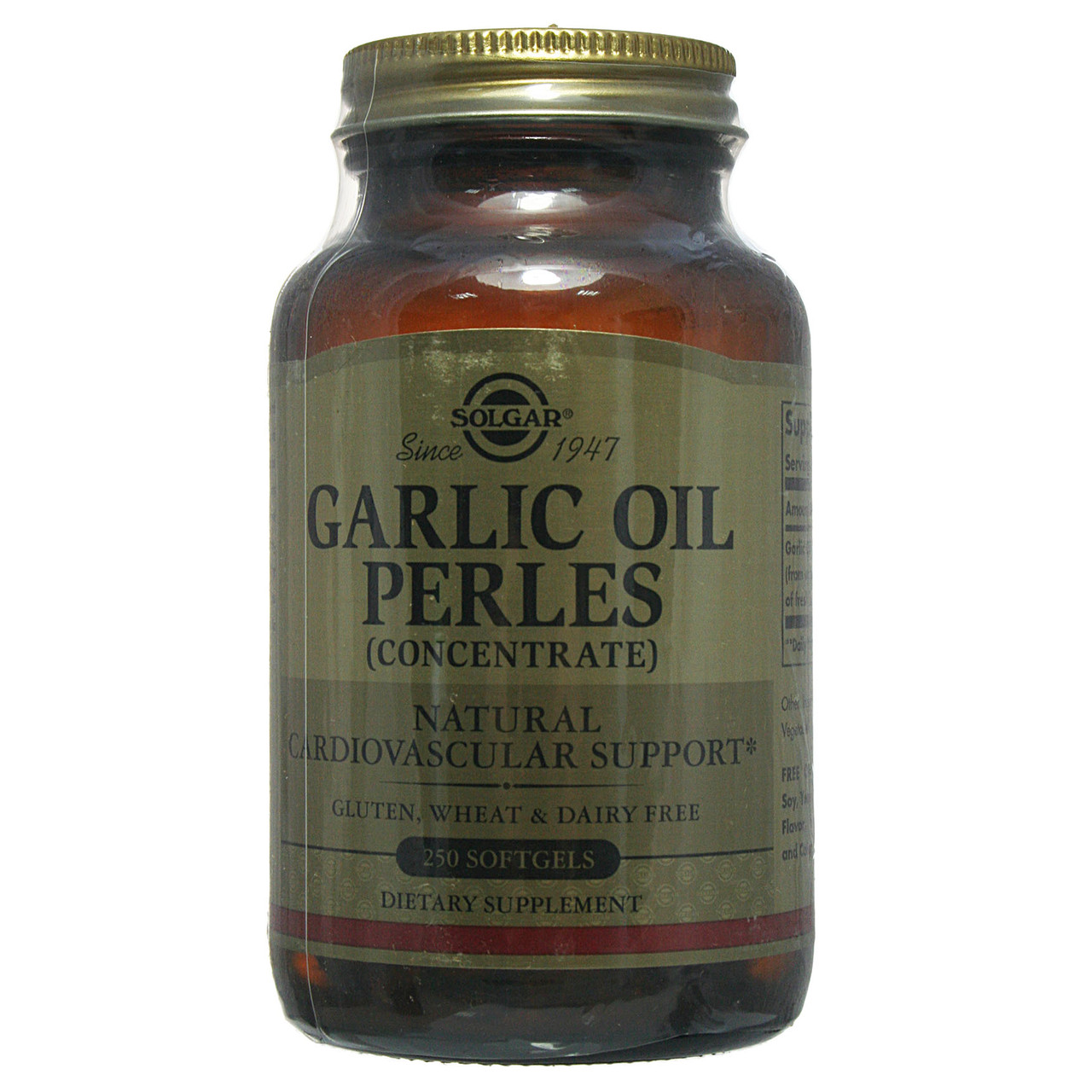 Чесночное масло (Garlic Oil Perles), Solgar, 250 капсул купить по ...