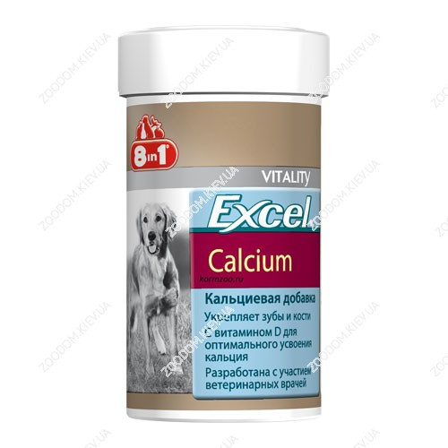 Купити Бреверс Excel Calcium для собак 155таб (100 ml) 8 в1, ціна 220 ...
